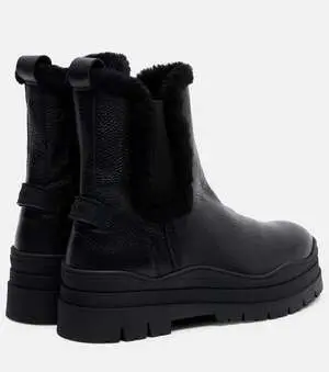 Bogner Arosa Shearling-lined Leather Chelsea Boots