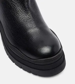 Bogner Arosa Shearling-lined Leather Chelsea Boots - Black