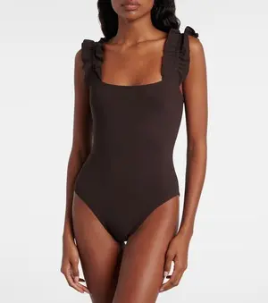 KARLA COLLETTO Ruffled Underwire One-piece Swimsuit