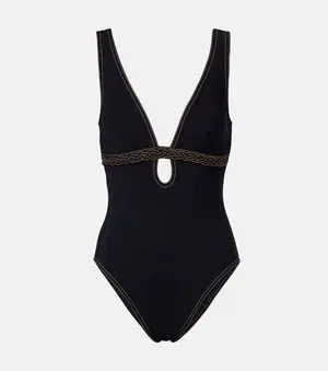 KARLA COLLETTO Quinn Keyhole Cutout Underwire One-piece Swimsuit - Black
