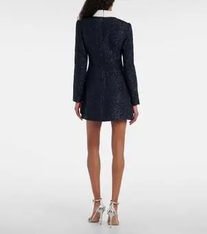 SELF-PORTRAIT Bouclé Minidress