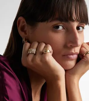 Yvonne Léon 24 Heures 9kt Ring With Gemstones