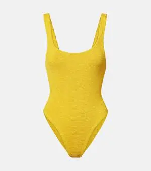 Hunza G Square Neck One-piece Swimsuit