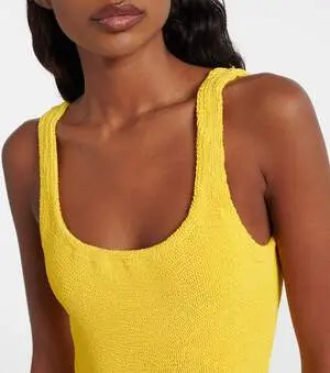 Hunza G Square Neck One-piece Swimsuit