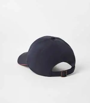 Brunello Cucinelli Water-resistant Embroidered Baseball Cap - Blue