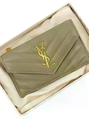 Saint Laurent Quilted Card Case