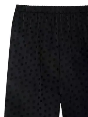 ANINE BING Elain Straight-leg Trousers - Black
