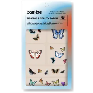 BARRIERE Brains & Beauty Patch 6-pack Butterflies