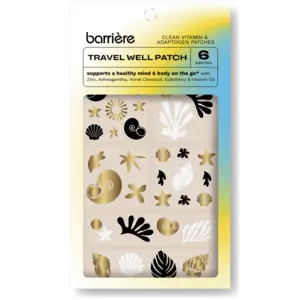 BARRIERE Travel Well Patch 6 Pack Abstract Shapes - One-color