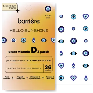BARRIERE Hello Sunshine Vitamin D3 Patch 36 Pack Evil Eye - One-color