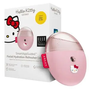 GESKE Hello Kitty Smartappguided Facial Hydration Refresher | 4 In 1 - Hello Kitty Pink