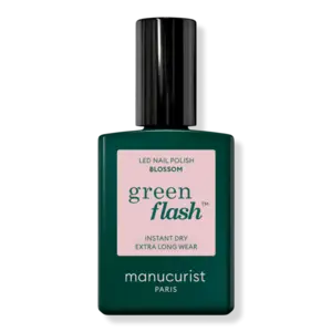 MANUCURIST Green Flash Led Gel Nail Polish, Non-toxic Nail Polish Blossom