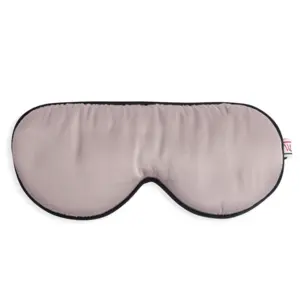 WHITE LOTUS BEAUTY 100% Mulberry Silk Eye Mask - Pearl Grey