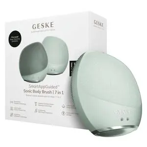 GESKE Smartappguided Sonic Body Brush & Intensive Exfoliator | 7 In 1 - Green