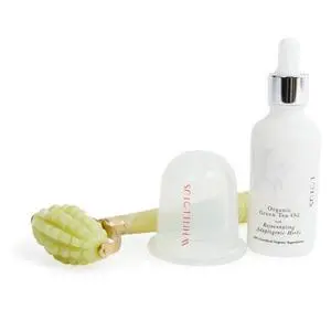WHITE LOTUS BEAUTY Jade Roller & Body Sculpting Cupping Kit - One-color