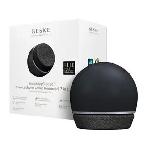 GESKE Smartappguided Pumice Stone Callus Remover | 7 In 1 - Black