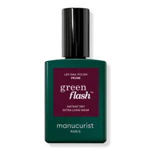 MANUCURIST Green Flash Led Gel Nail Polish, Non-toxic Nail Polish Prune