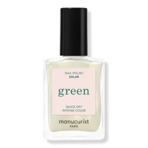 MANUCURIST Green Nail Polish, Quick Dry, Non-toxic Nail Polish With Gel-like Finish Solar