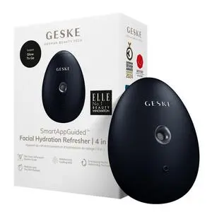 GESKE Smartappguided Facial Hydration Refresher | 4 In 1 - Black