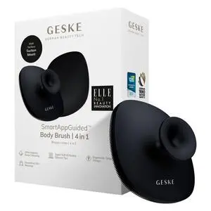 GESKE Smartappguided Body Brush | 4 In 1 - Black