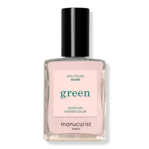MANUCURIST Green Nail Polish, Quick Dry, Non-toxic Nail Polish With Gel-like Finish - Gloss