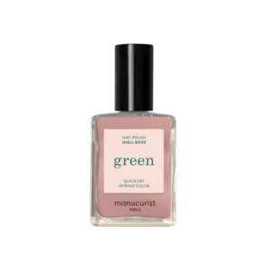 MANUCURIST Green™ Nail Polish, Quick Dry, Non-toxic Nail Polish With Gel-like Finish - Shell Beige (a Pinky Beige)