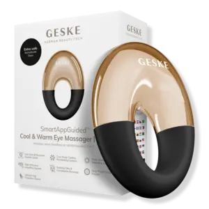 GESKE Smartappguided Cool & Warm Eye Massager | 7 In 1 - Gray
