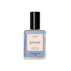 MANUCURIST Green™ Nail Polish, Quick Dry, Non-toxic Nail Polish With Gel-like Finish - Lilas (a Pastel Blue)