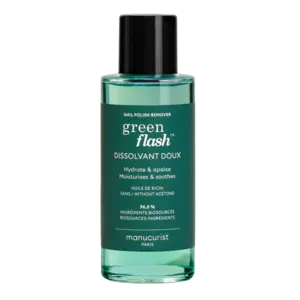 MANUCURIST Green Flash™ Express Remover, Acetone-free Gel Nail Polish Remover