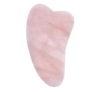 WHITE LOTUS BEAUTY Genuine Crystal Gua Sha Chemical-free Rose Quartz - One-color