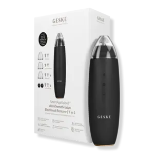 GESKE Smartappguided Microdermabrasion Blackhead Remover | 7 In 1 - Gray