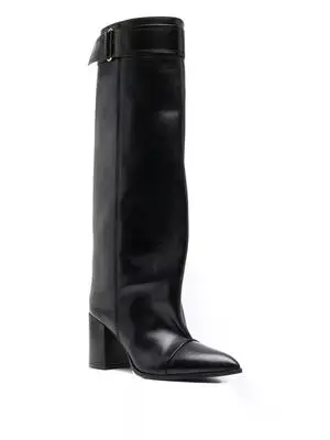LELLA BALDI Buckle-strap Knee-high Boots