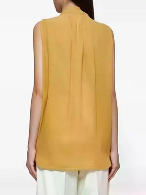Max Mara Silk Tie Neck Blouse