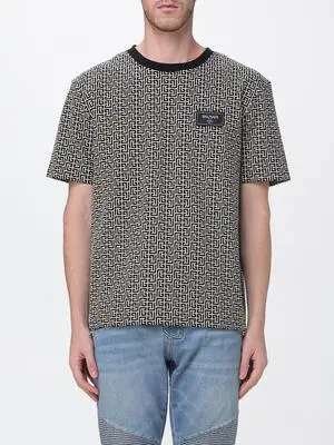 Balmain T-shirt Men Grey