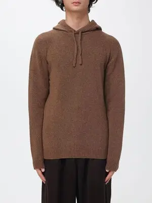ROBERTO COLLINA Hooded Sweatshirt - Brown
