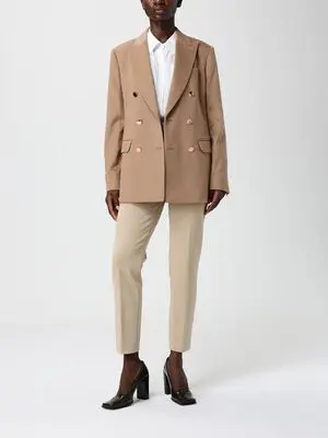 Max Mara Double Breasted Jacket - Camel