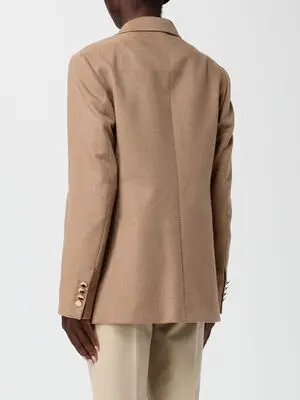 Max Mara Double Breasted Jacket - Camel