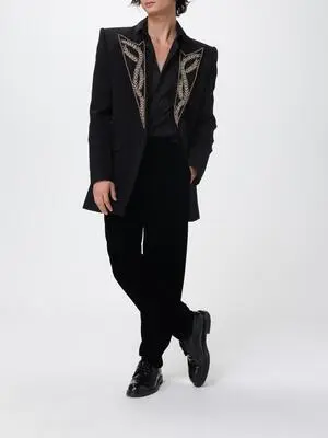 Balmain Embellished Lapel Blazer