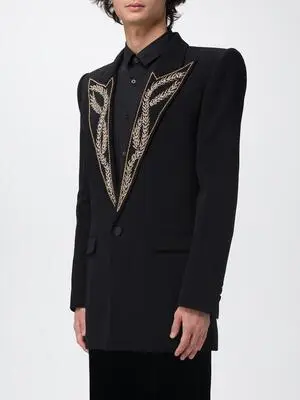Balmain Embellished Lapel Blazer