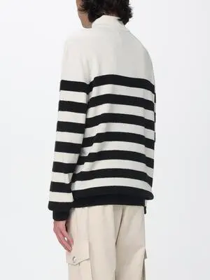 Balmain Striped Emblem Sweater