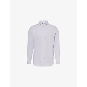 Dunhill Spread-collar Regular-fit Cotton Shirt