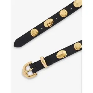AMANU Leather Belt - Black