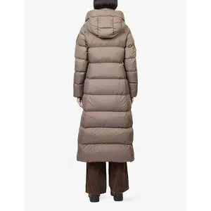 Canada Goose Mystique Long Puffer Jacket - Taupe Grey