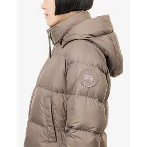 Canada Goose Mystique Long Puffer Jacket - Taupe Grey