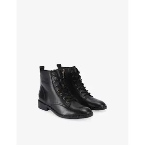 Carvela Studio Spike Leather Ankle Boots