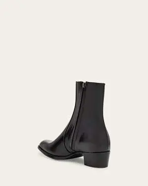 Saint Laurent Roman 35 Leather Ankle Boots