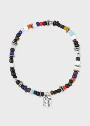 Paul Smith Artist Stripe Beaded Bracelet - Multicolour