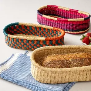 TEN THOUSAND VILLAGES Ghana Breaking Bread Basketassorted