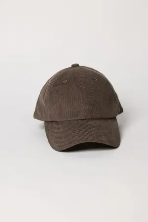 Hat Attack Cord Cap - Taupe