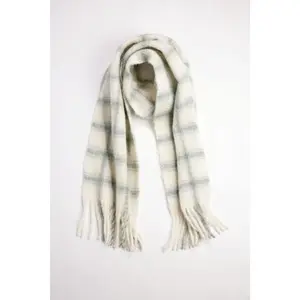 Hat Attack Warm Window Plaid Scarf - Sage